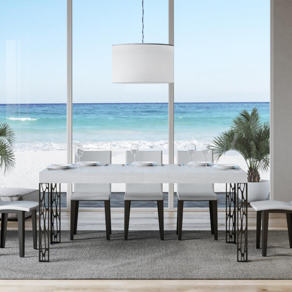 Itamoby Extendable Table 90x180/284 cm Ghibli with Anthracite Structure | Wayfair.co.uk